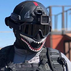 OneTigris X Storm Airsoft Mask With Removable Shark Jaw Morale Patch ...