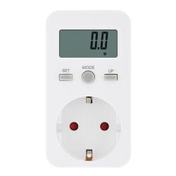 Digital Power Meter Socket Plug Energy Meter Current Voltage Watt ...