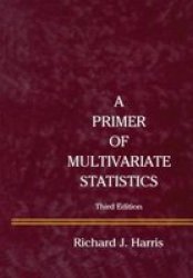A Primer Of Multivariate Statistics paperback 3rd Revised Edition Prices | Shop Deals Online ...