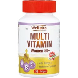 Deals on Wellvita Multivitamin Women 50+ With Omega 3 Softgels 30 ...