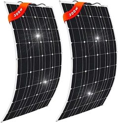 Deals on Aqwsd 600 Watt Flexible Solar Panel 2PCS 300W Pet Solar Panel ...