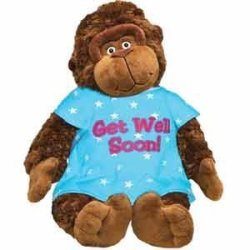 Deals on Get Well Soon Plush Gorilla - Monkey With Hospital Gown ...