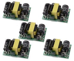 Daoki 5 Pcs Ac Dc Power Supply Buck Converter Step Down Module 12V 5V 3 ...