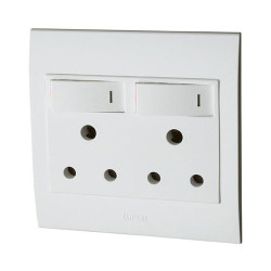 Schneider Electric Schneider S3000 Monoblock Double Standard Switched ...