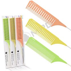 Deals on 3 Sizes Premium Highlighting Comb Set Professional Weaving ...