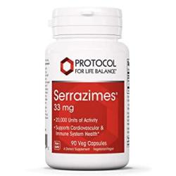 Protocol For Life Balance - Proteo-serrase Serrazimes 33 Mg - Helps ...
