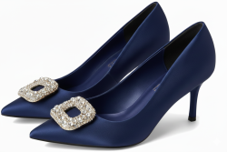 GSP-5 Heels In Navy - Navy 8 Prices | Shop Deals Online | PriceCheck