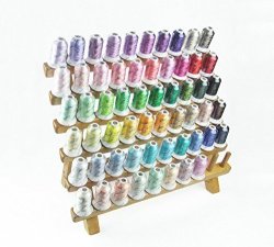 Deals on 58 Assorted Colors Rayon Embroidery Machine Thread Set For ...
