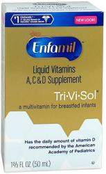 Enfamil Tri-vi-sol Vitamins A D & C Supplement Drops For Infants 50 Ml ...