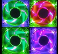FA-120VLLG 120MM SP12UVLED-BG Uv+led Fan - Blue+green Case Fan Prices ...