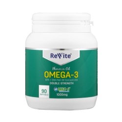 Deals on ReVite Omega 3 Double Strength 90 Softgels | Compare Prices ...