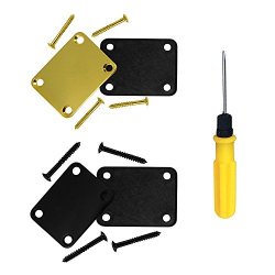 KTZZ Kasteco 2 Pack Guitar Neck Plate With Screwdriver And Screws For ...