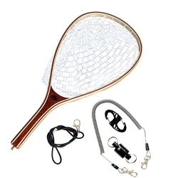Sf Fly Fishing Landing Soft Silicone Rubber Mesh Trout Catch And ...