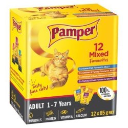 Pamper Friskies Mixed Multi Pack Fine Cuts 12 X 85G | Reviews Online ...