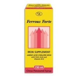 Ferrous Forte Chelated Iron Syrup - 150ML Prices | Shop Deals Online ...