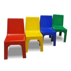 Kids Plastic Chair Set - Toddlers Kiddies Chair Set Of 4 - Children ...