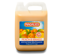 Magalies 5l Peach & Mango 40% Fruit Nectar Blend Juice Concentrate ...