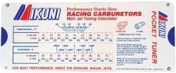 Mikuni Carburetor Jet Pocket Tuner Sliding Calculator Prices | Shop ...
